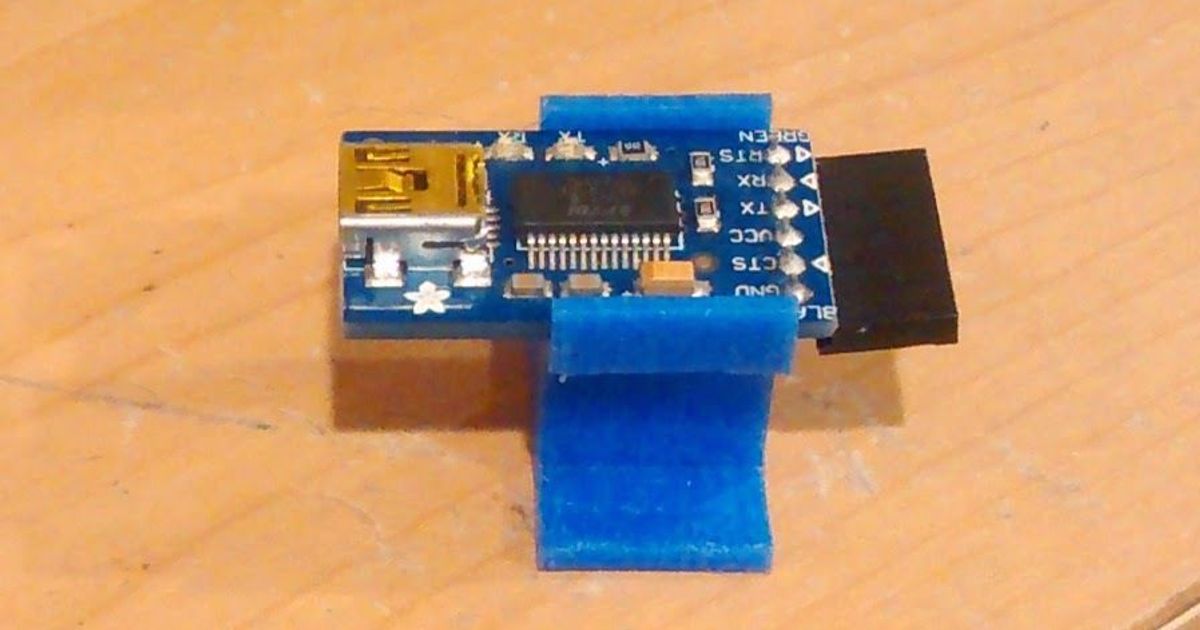AdaFruit FTDI Friend Holder by ChuckMcM | Download free STL model ...