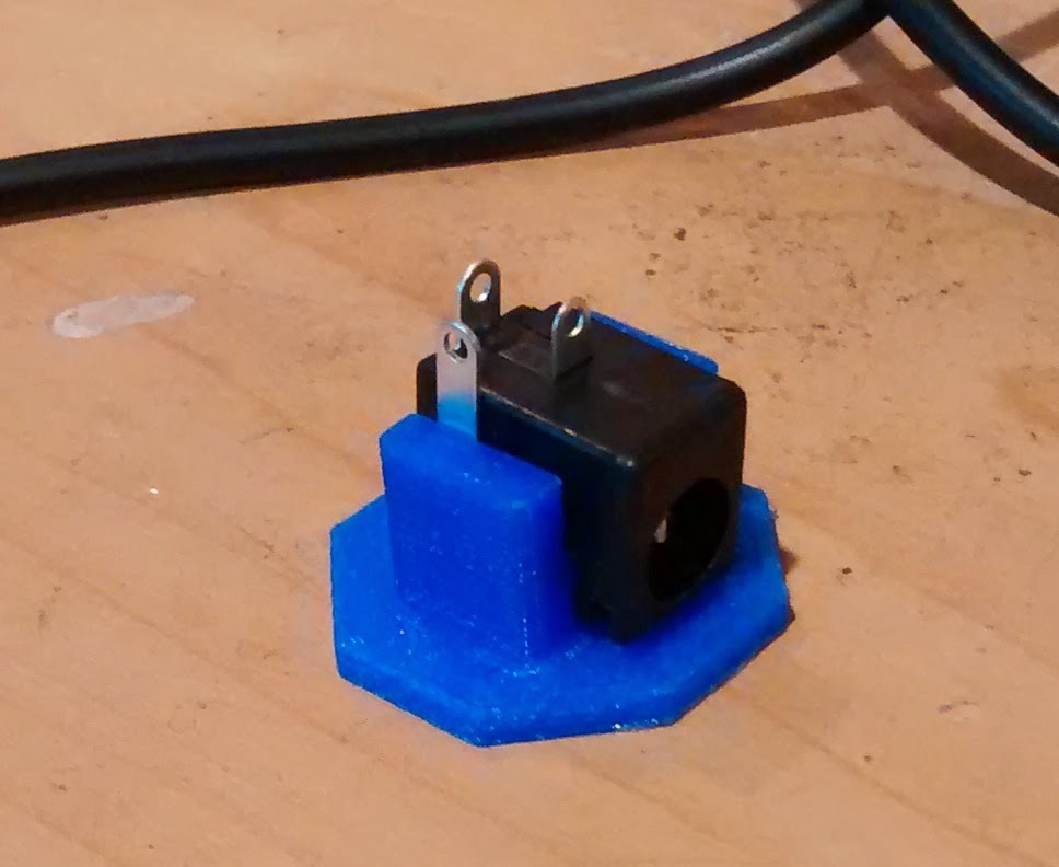 Coax Power jack Holder by ChuckMcM | Download free STL model ...