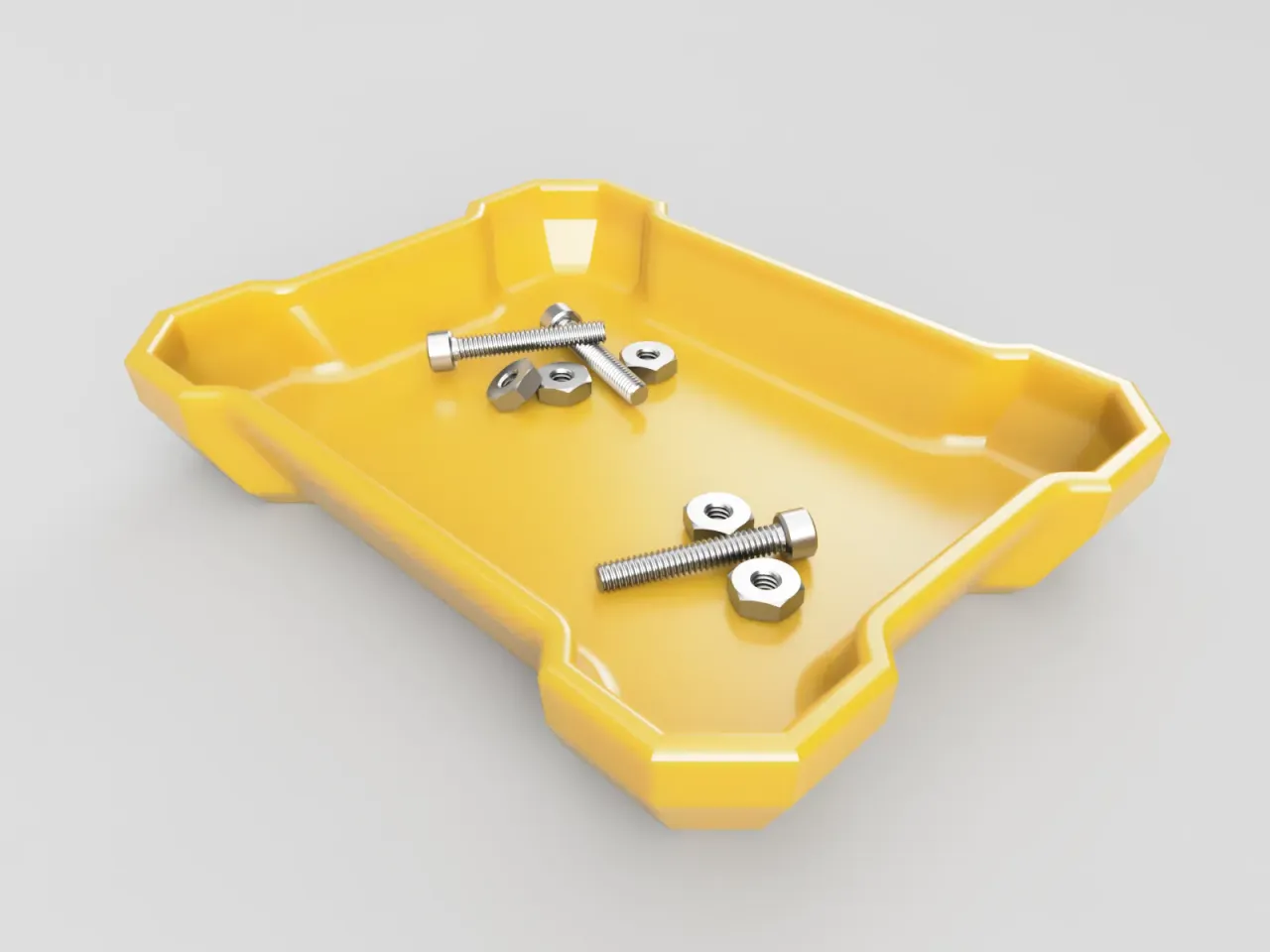 Small Parts Tray with Magnets! by Ty10y | Download free STL model ...