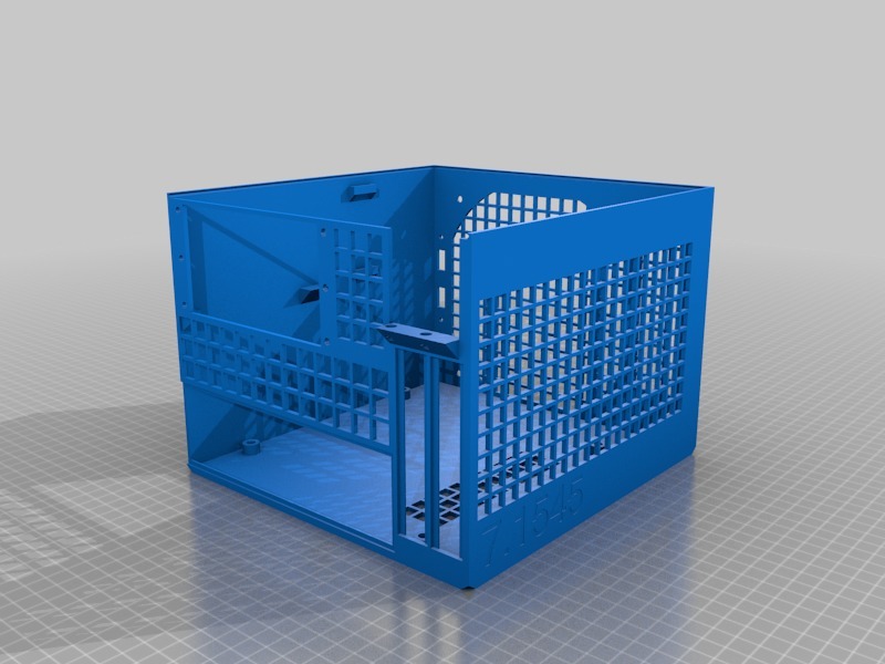 Fully Parametric Computer Case by nrp | Download free STL model ...