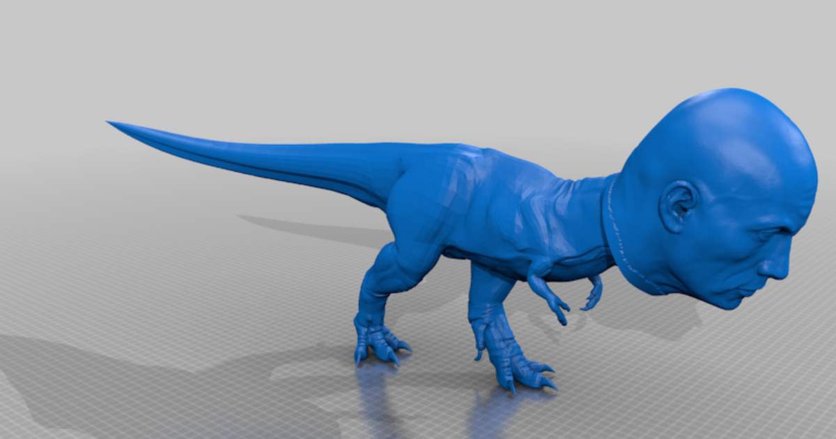 Tyrannosaurus Rock by Potato3DPrints | Download free STL model ...