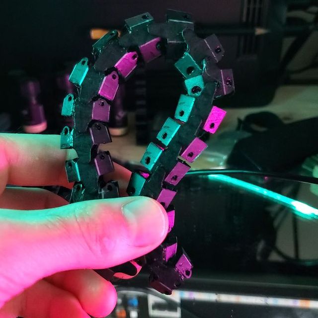 Foldable Round Cable Chain by Seth Wahle | Download free STL model ...