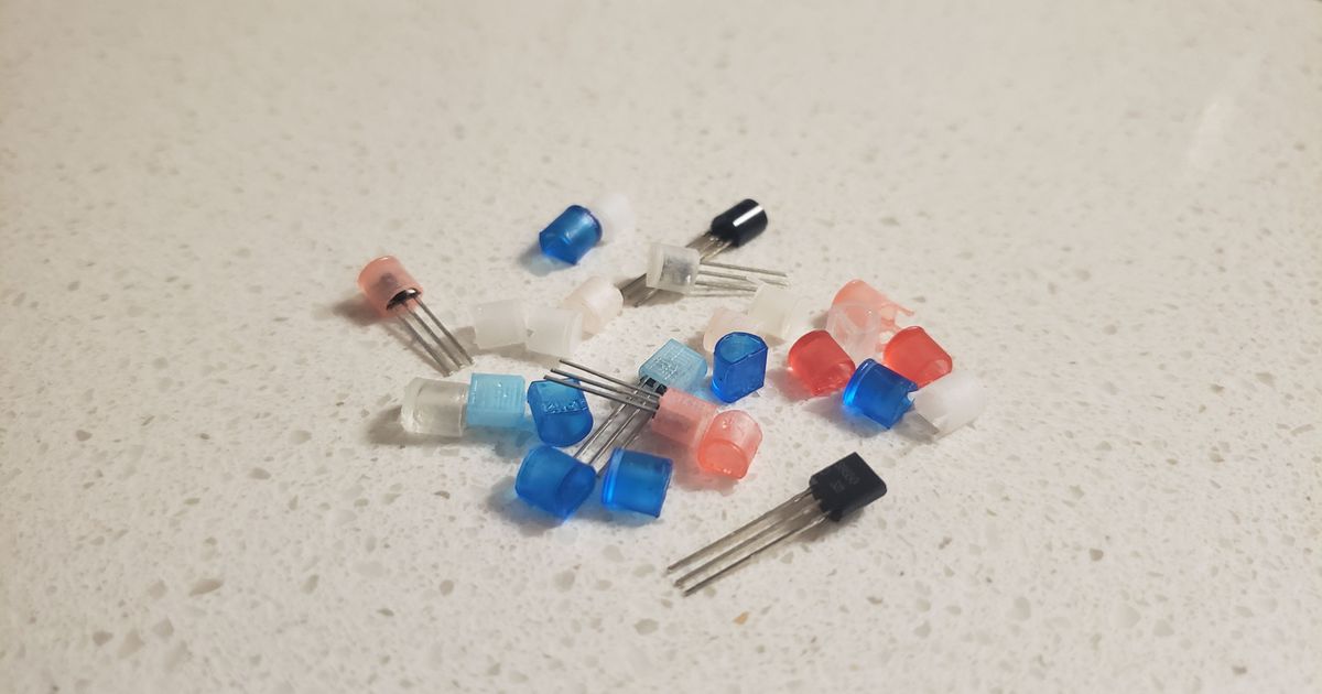 Fake TO-92 transistor shell by settinger | Download free STL model ...