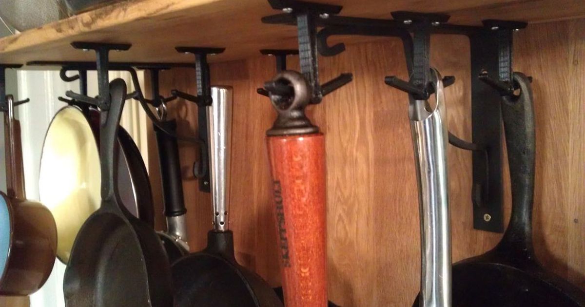 Hook for hanging pots and pans by PolygonPusher | Download free STL ...