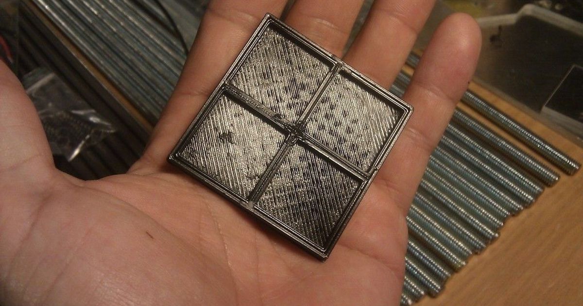 Simple shallow box with four cells by PolygonPusher | Download free STL ...