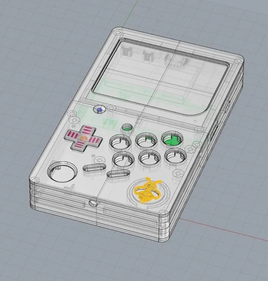 "Bumblebee" Handheld Console (3D & CNC) by PiotrC | Download free STL ...