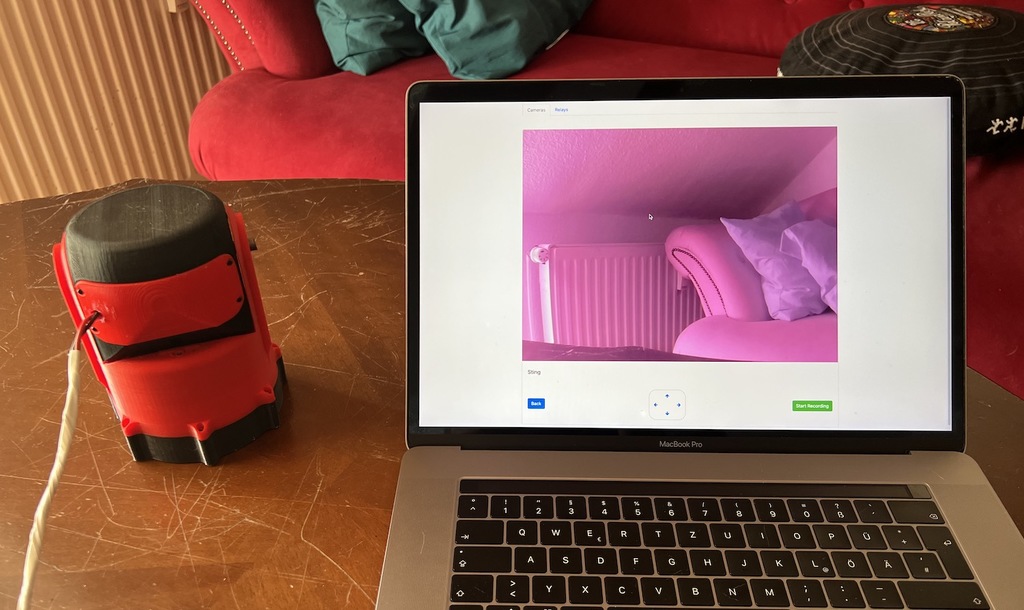 2 Axis Raspberrypi Remote Ir Camera Robot By Piotrc Download Free Stl Model