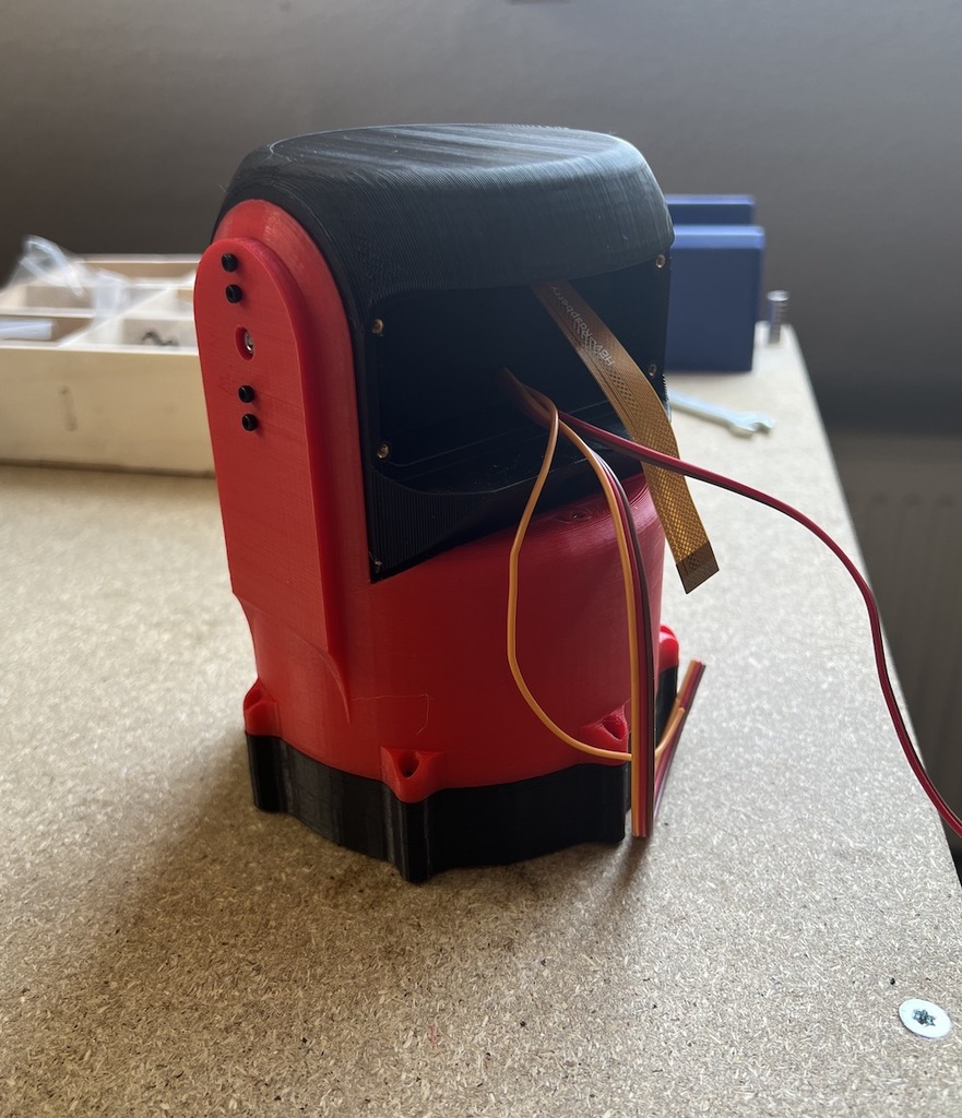 2 Axis RaspberryPi Remote IR Camera Robot by PiotrC | Download free STL ...