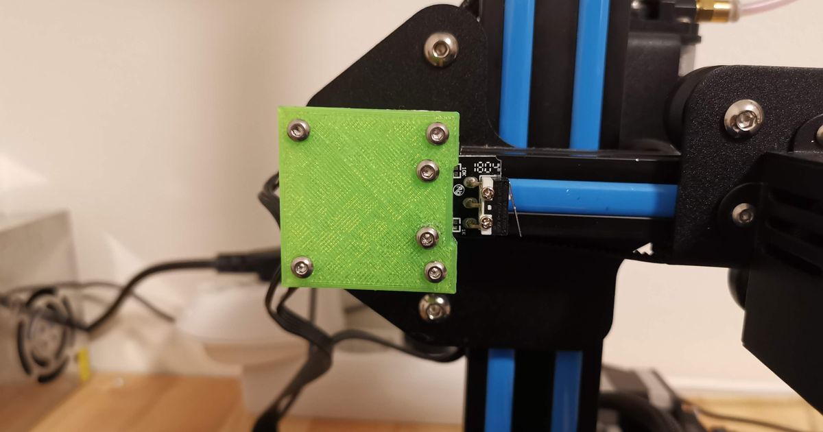 Creality Ender-2 x axis end stop bracket by 9khil | Download free STL ... Creality Ender-2 x axis end stop bracket by 9khil | Download free STL ...