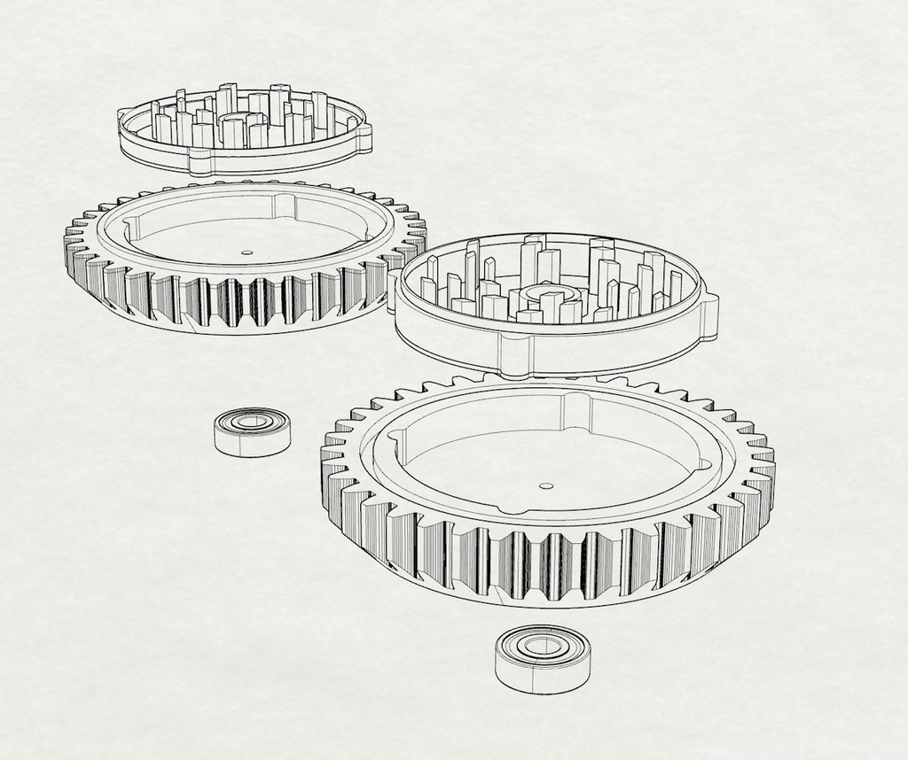 Decorative Cog Shaped Herb Grinder by PiotrC | Download free STL model ...
