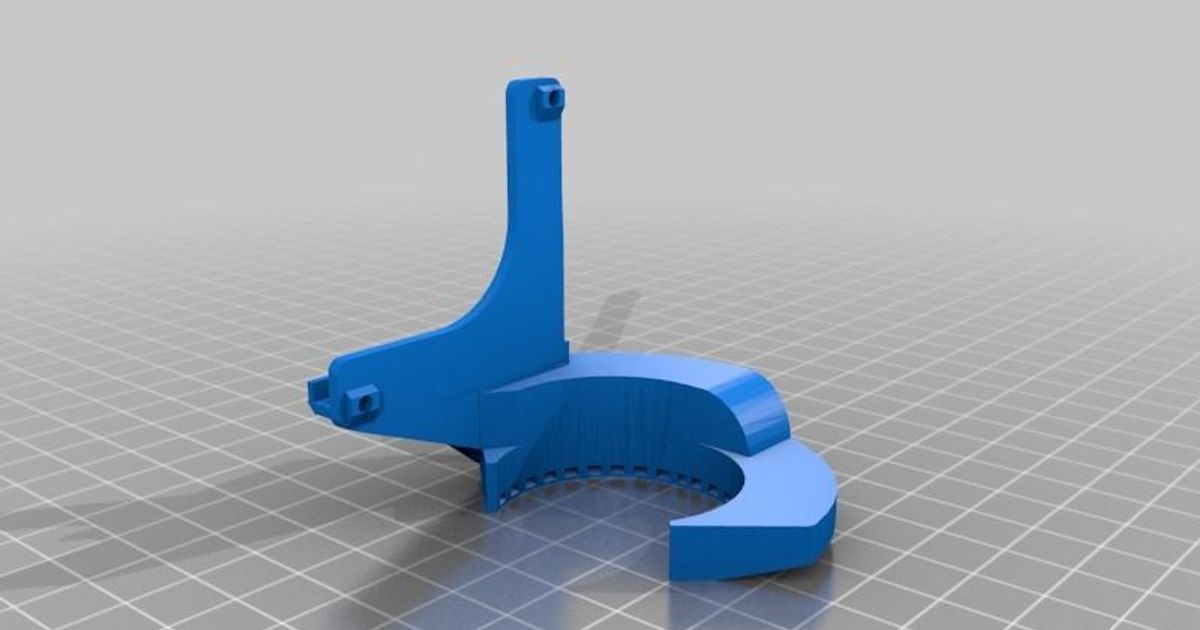 Anycubic Mega-S Part Fan Duct Half-Circle (Remix) by SmashD | Download ...