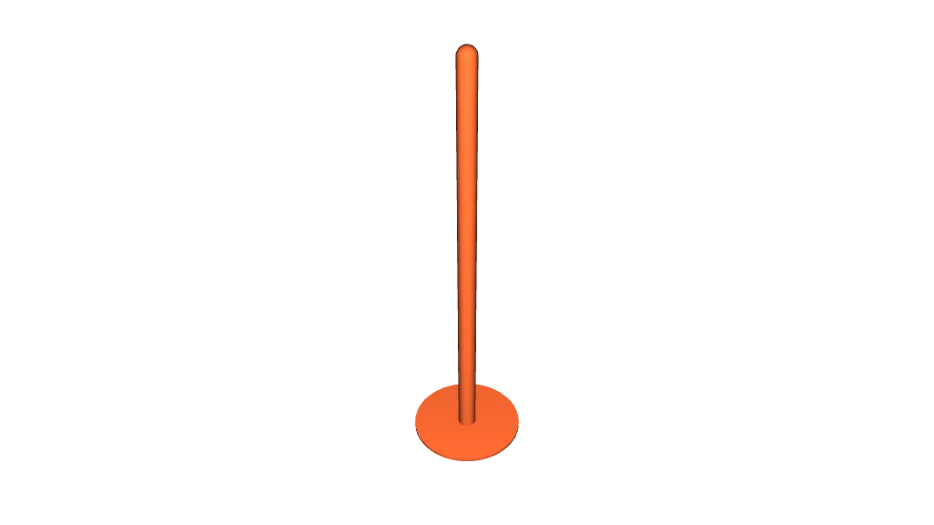 6.5mm Tin Whistle display stand with Flat Base by hughrawlinson ...