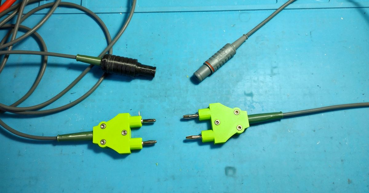 ALSA bipolar banana jack by XVX | Download free STL model | Printables.com