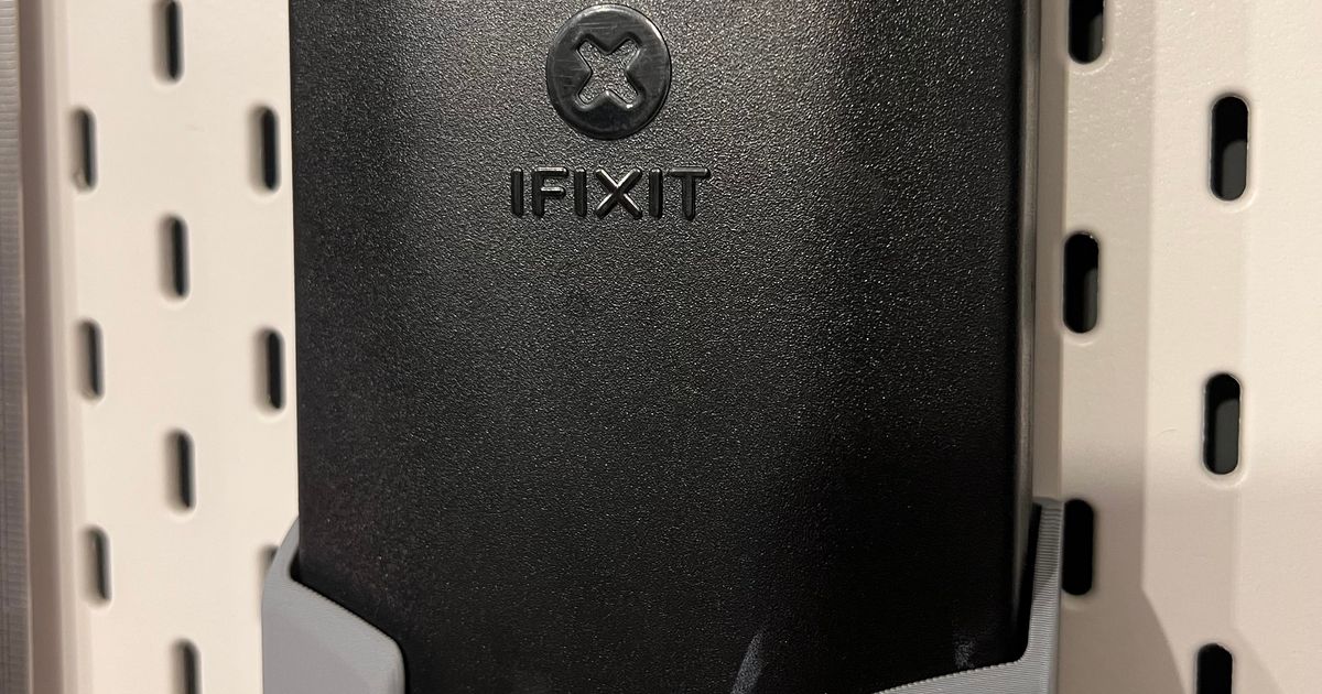 iFixit Mako Screwdriver Mount for Ikea Skadis by DavidsGotWood | Download free STL model ...