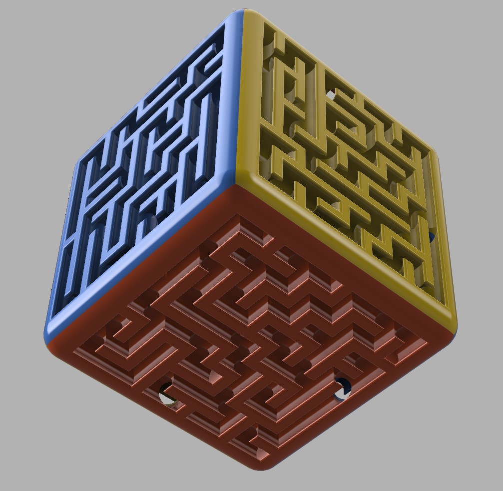 Cubic maze by Martin | Download free STL model | Printables.com