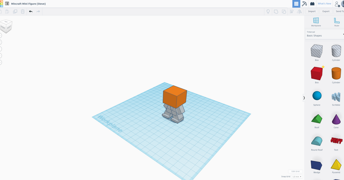 Minecraft Mini Figure (Corectly Sized) by Sumerlin_Designing | Download ...