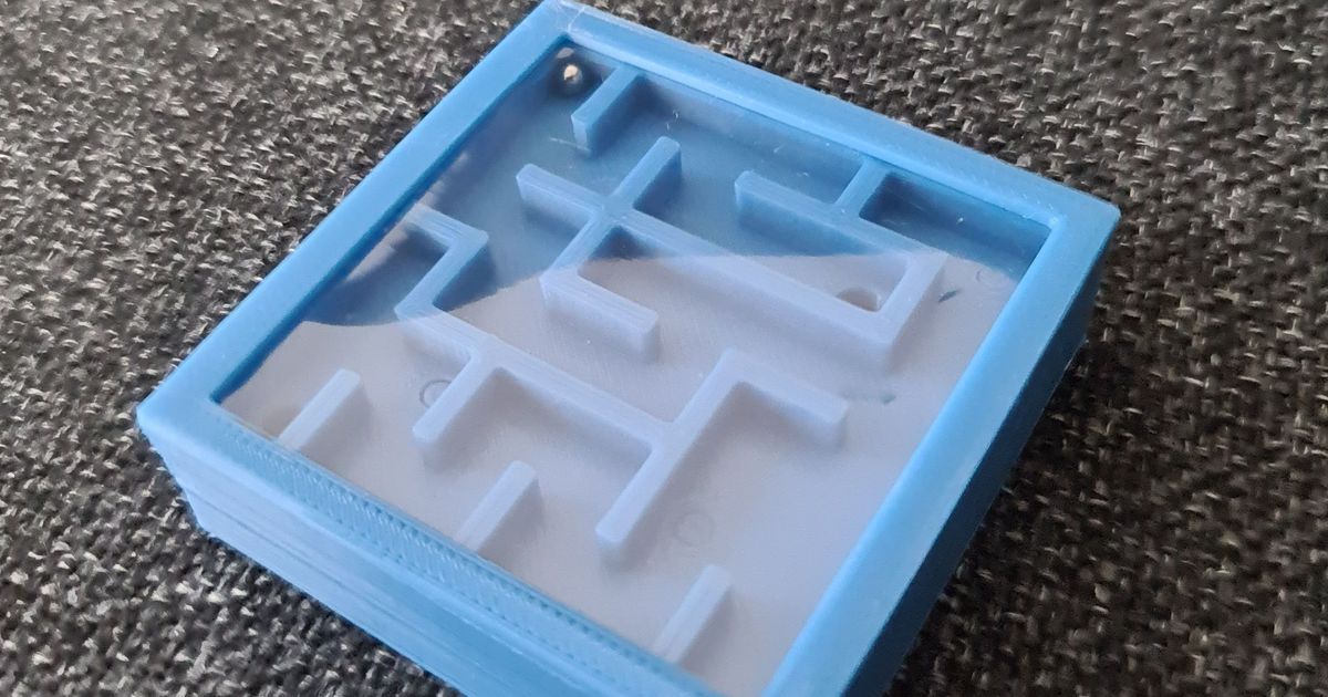 Double Sided Marble Maze by Tacos | Download free STL model ...