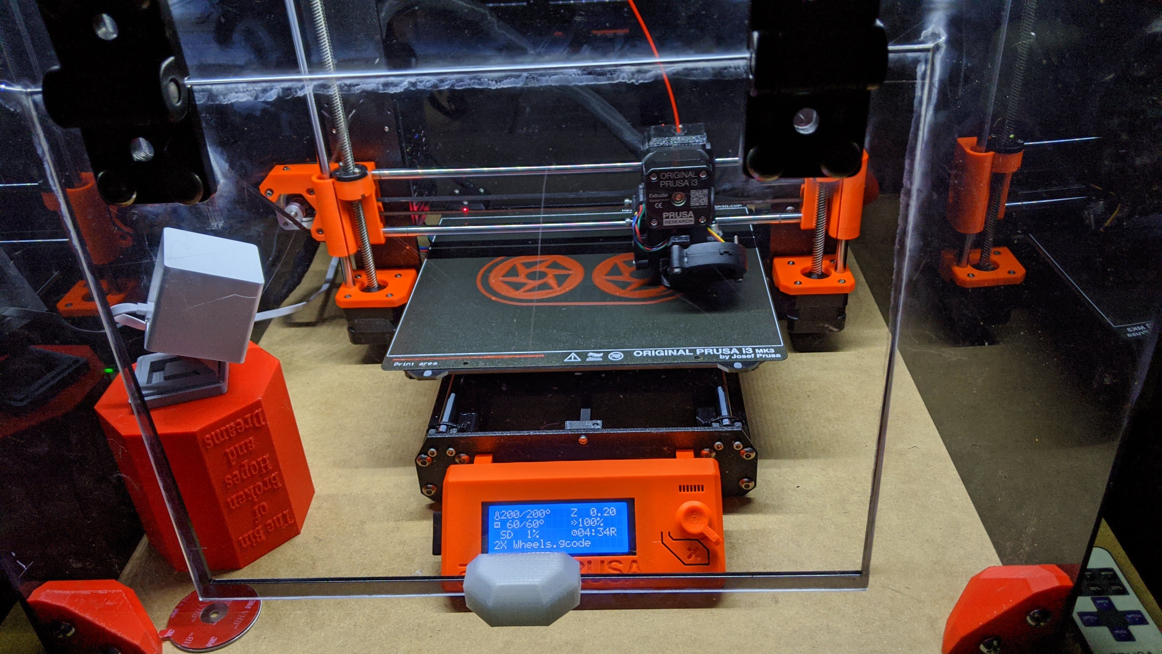 3D Printed + Lasercut Prusa i3 (MK3 MK2 MK1) Enclosure by Team Just Cuz ...