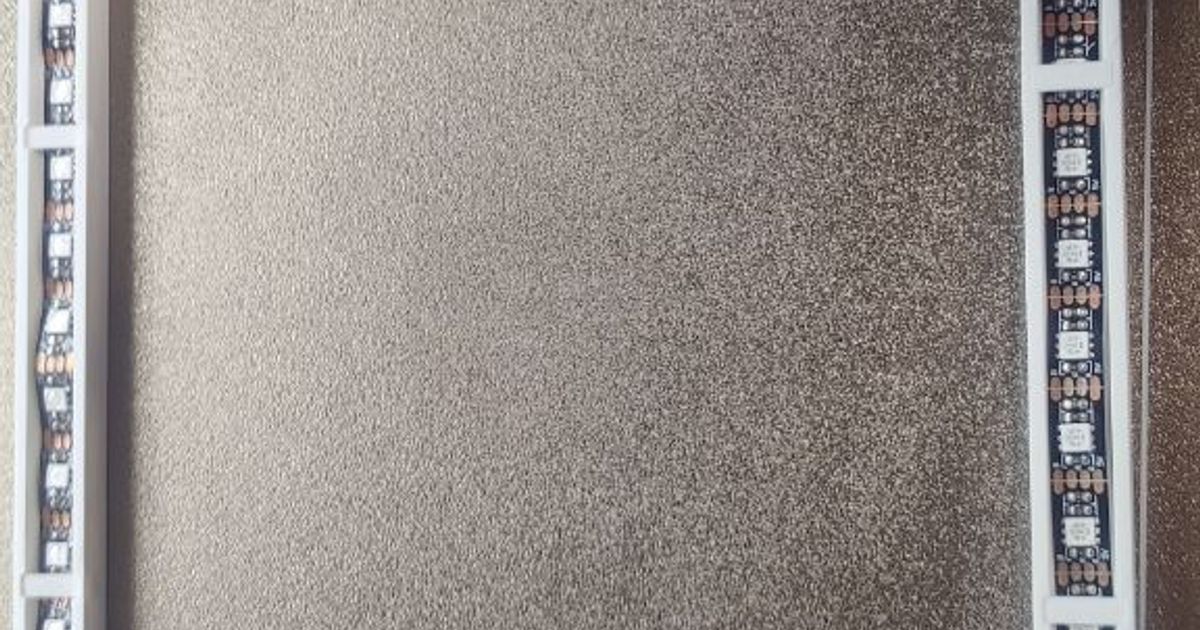 Low profile led frame for Bambu X1 and others. by kjbturok | Download ...