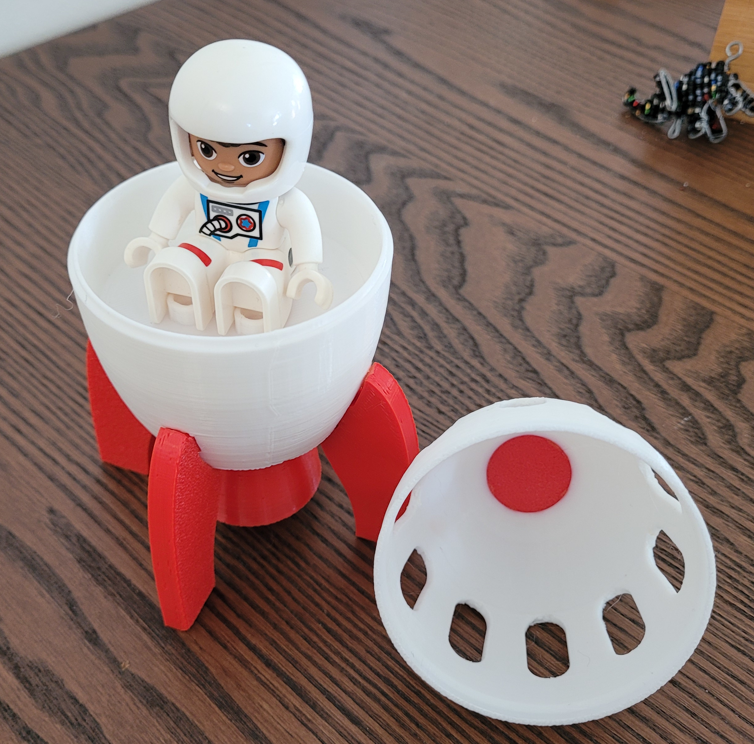 Duplo-compatible rocket by mwm | Download free STL model | Printables.com