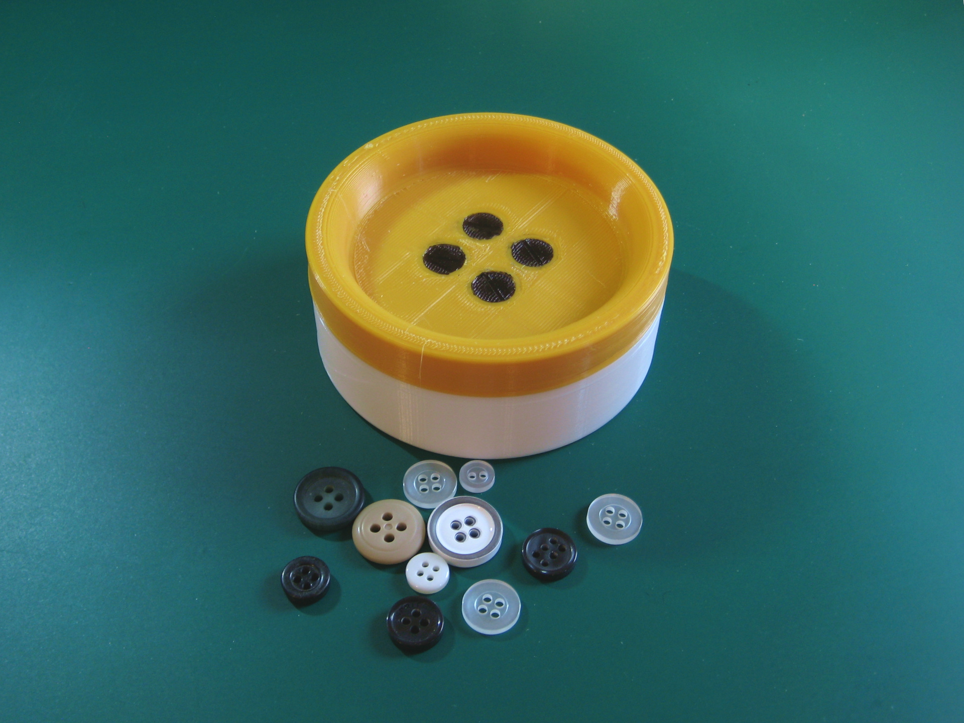 Button Container By Spontaniel Download Free Stl Model