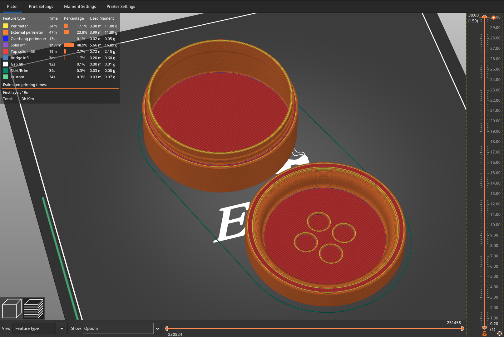 Button Container by spontaniel | Download free STL model | Printables.com