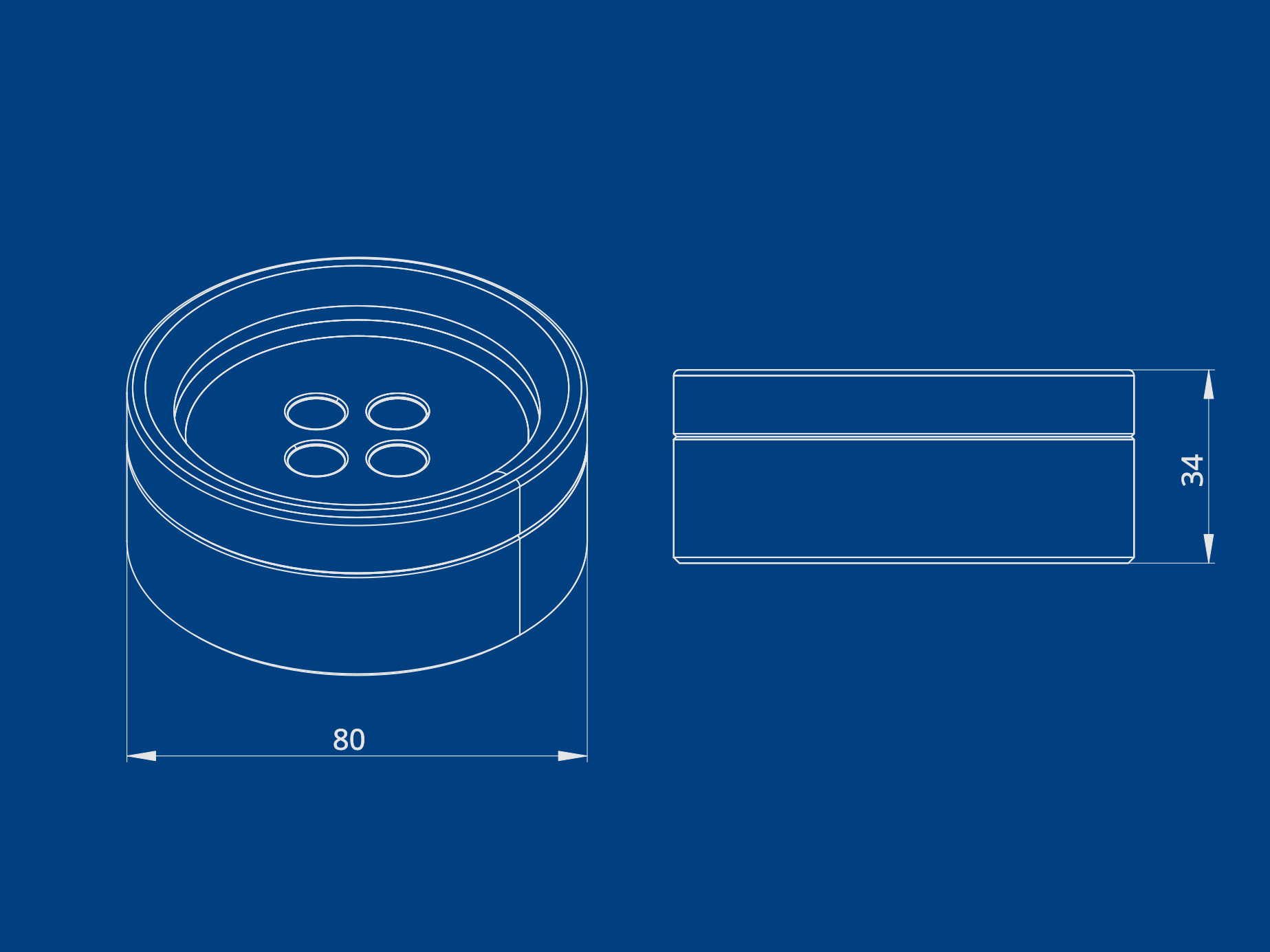 Button Container by spontaniel | Download free STL model | Printables.com