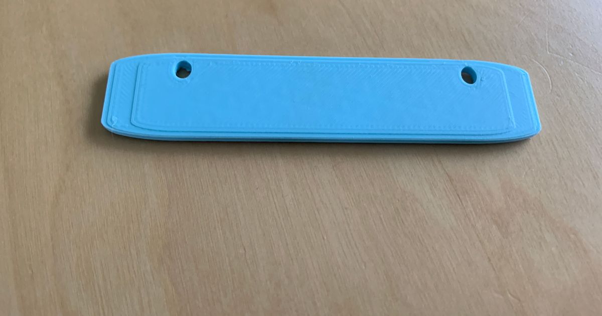 BLANK TAG WITH HOLES by DenisL | Download free STL model | Printables.com