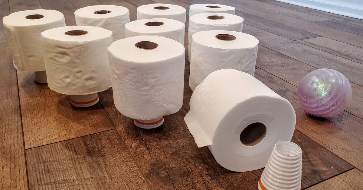 Toilet Paper Bowling por Thos. | Descargar modelo STL gratuito ...