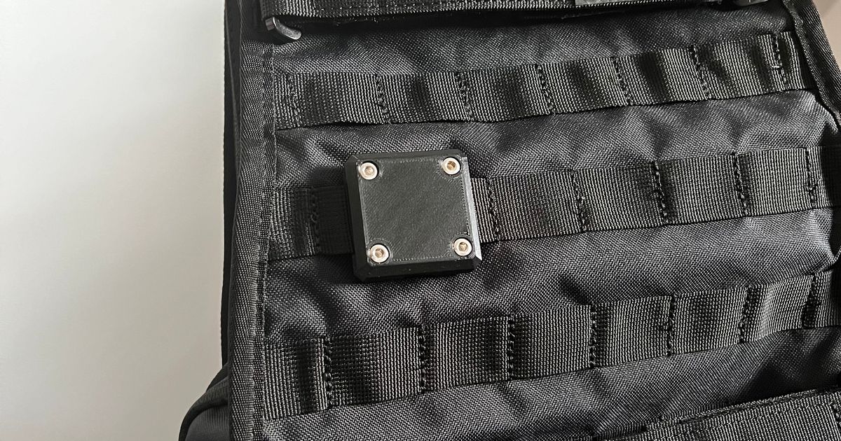 Rugged AirTag backpack mount von kowalenzo | Kostenloses STL-Modell ...