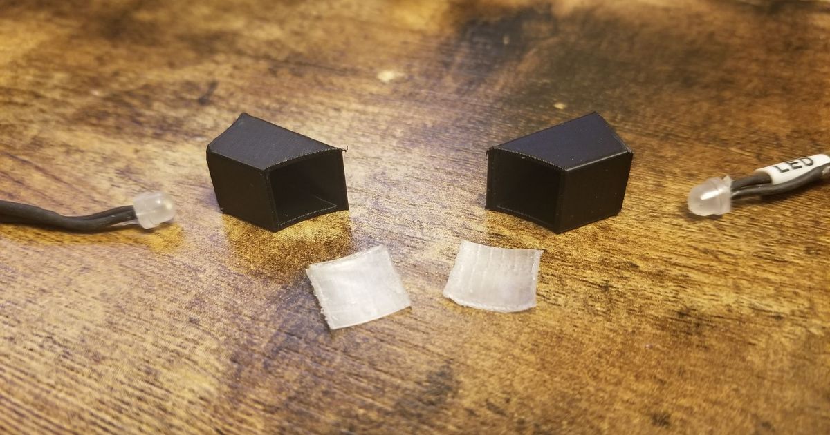 LED light fixture with diffuser lens small form factor by SirPandaNerd ...