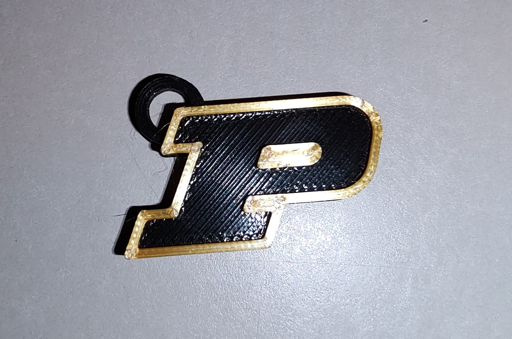 Purdue P Keychain by Brownzy03 | Download free STL model | Printables.com