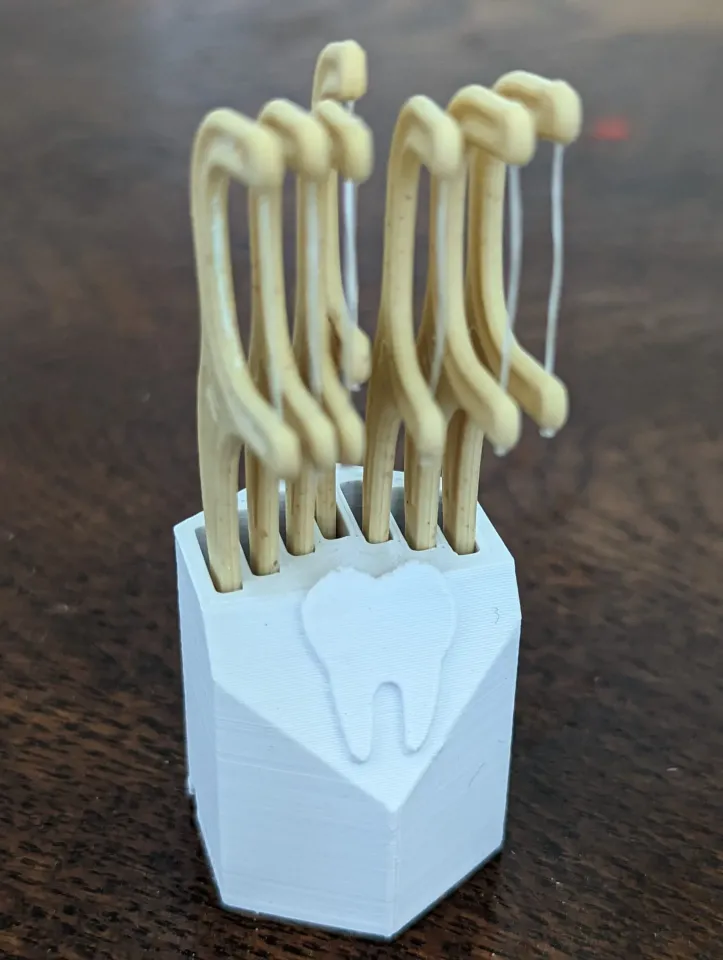 Tooth Floss Pick holder by Kubushiya | Download free STL model ...