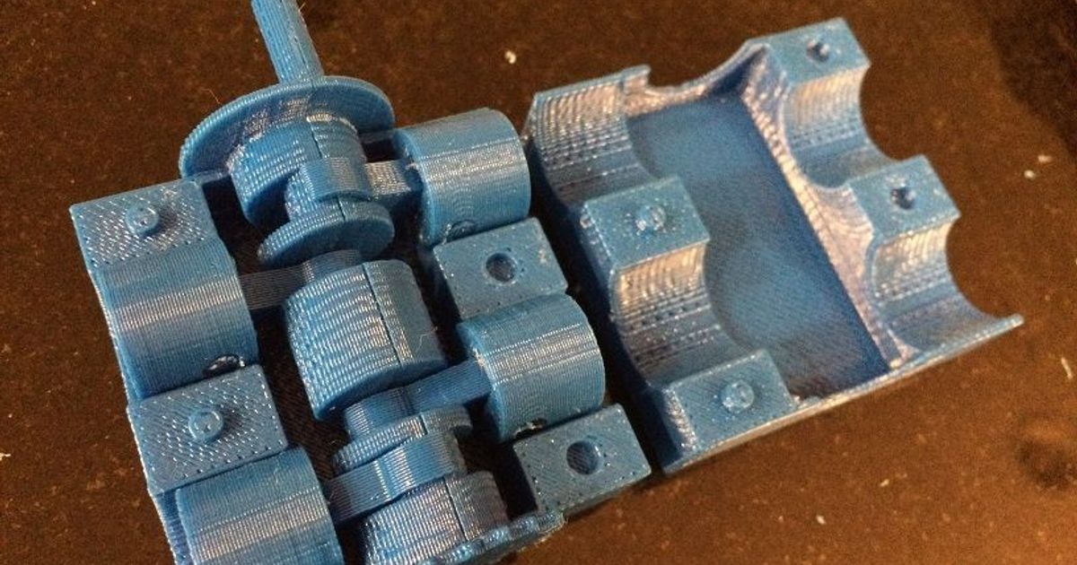 Small Mechanical Boxer Engine Model by Julius3E8 | Download free STL ...