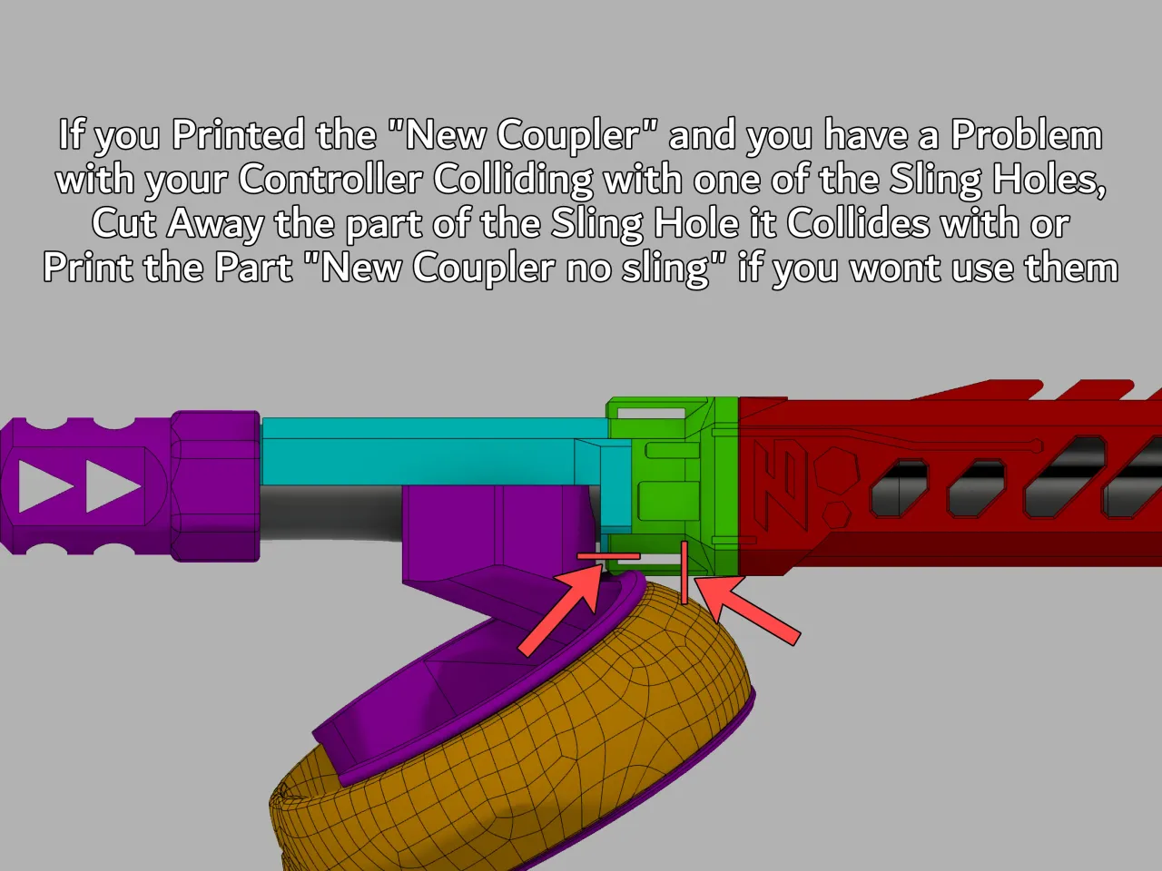 VR Gunstock For Quest 2 (Sanlaki remix) Hardware Store Pipes Compatible ...