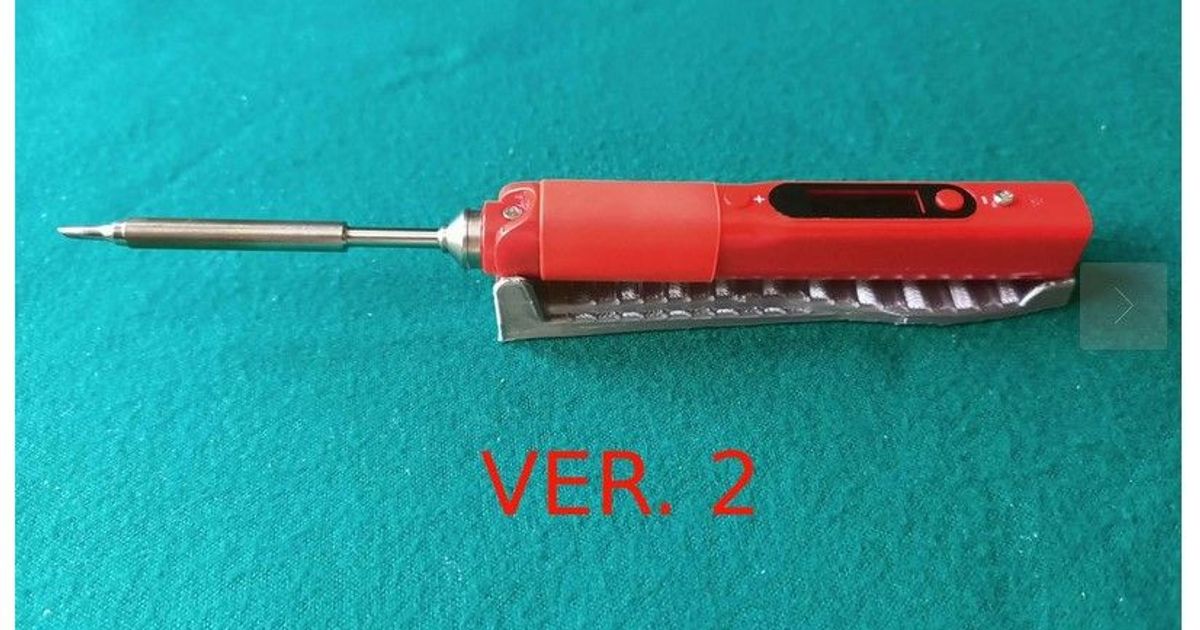 Table work stand for Pinecil Pine64 soldering iron by Afruzu | Download ...