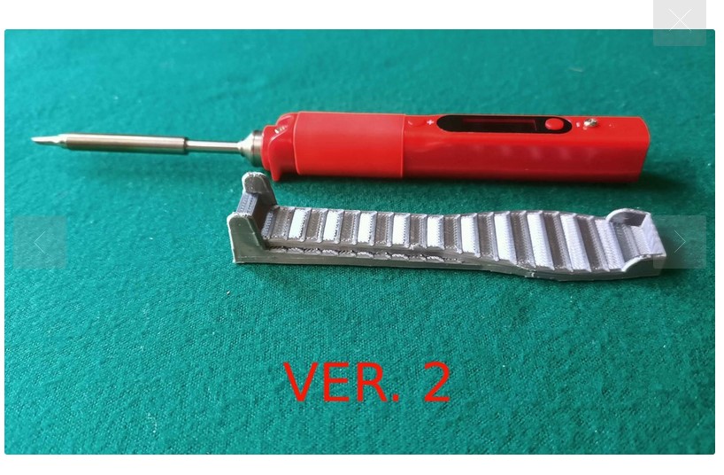 Table work stand for Pinecil Pine64 soldering iron by Afruzu | Download ...