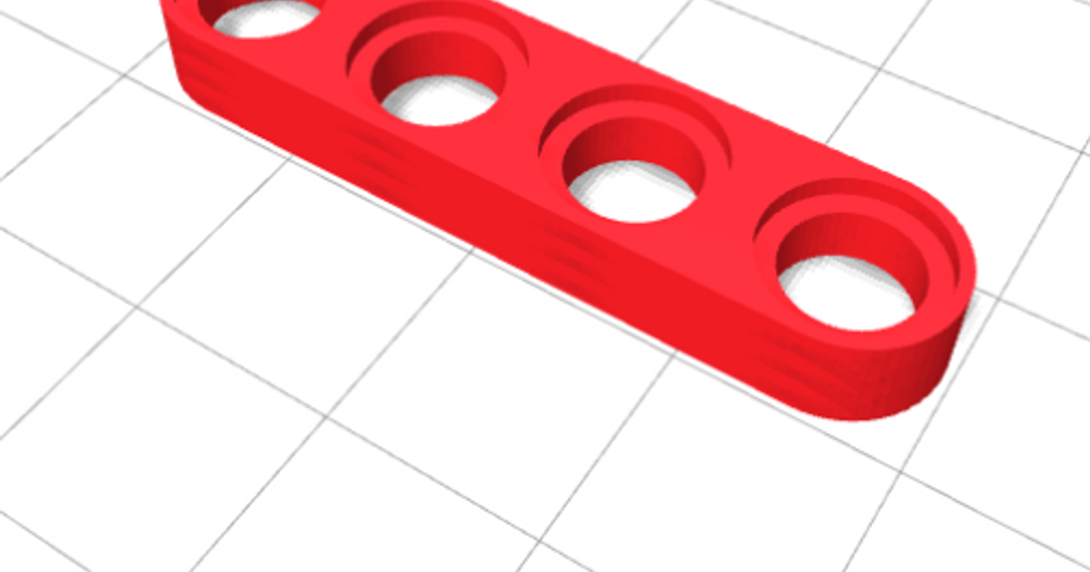 Lego compatible Beam all lengths upto 50 by FLWE | Download free STL ...