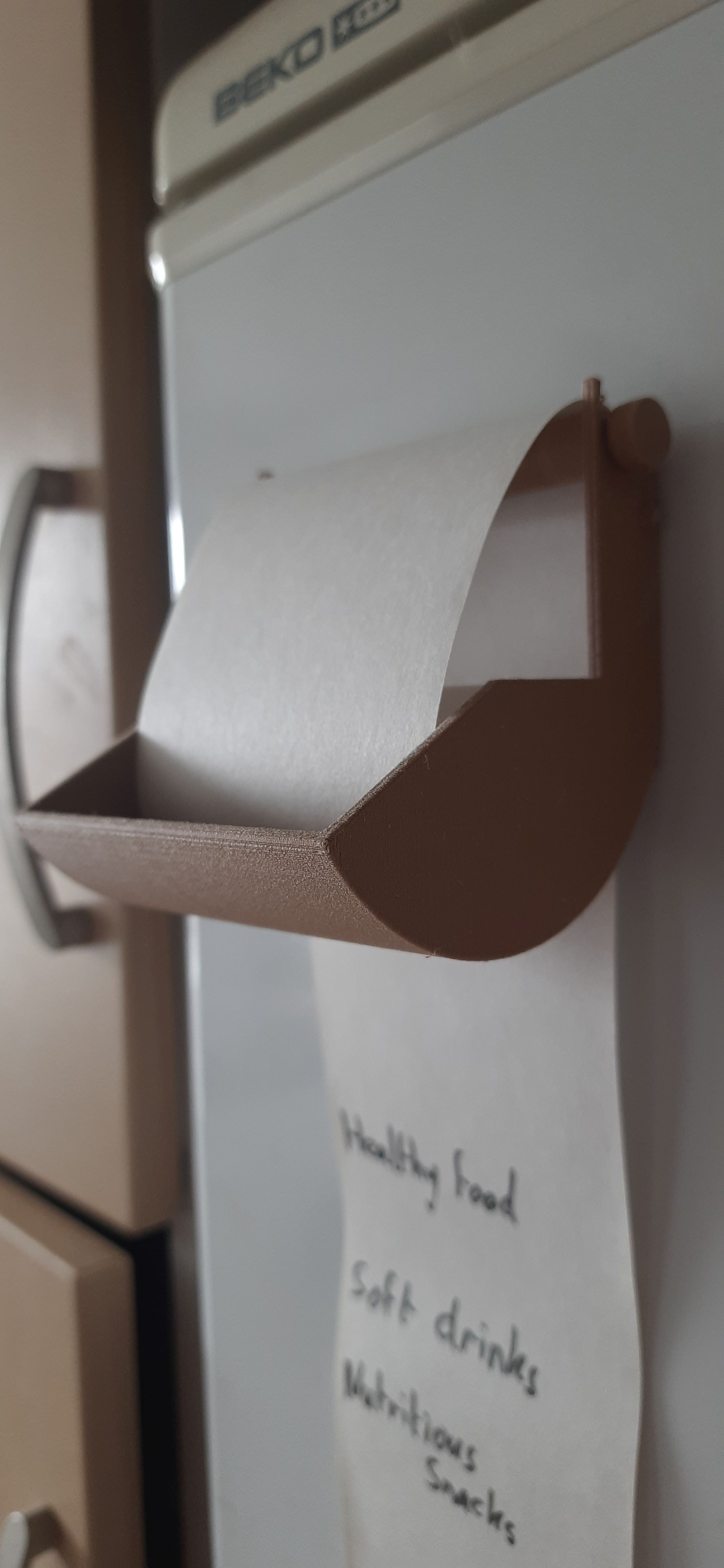 Yet another magnetic shopping list holder by The Real Gareth Evans ...