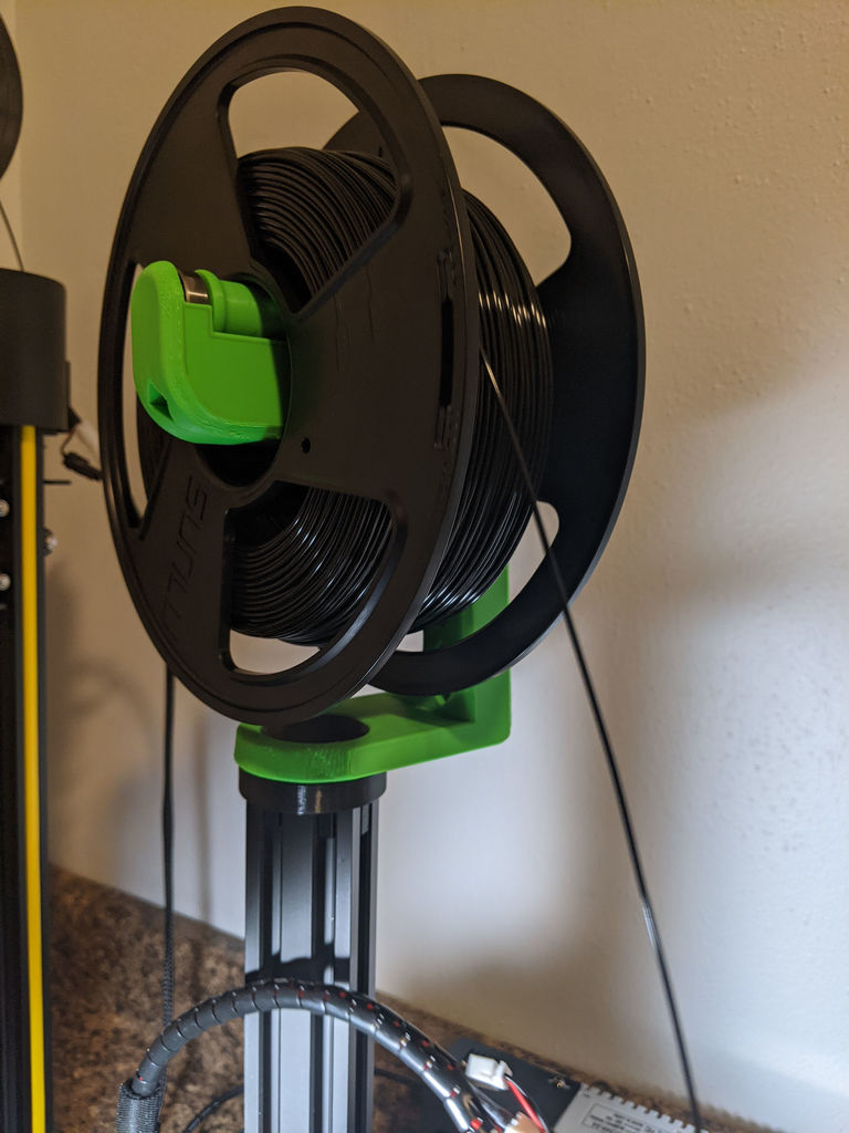 Kingroon top mount filament holder by fuferman | Download free STL ...