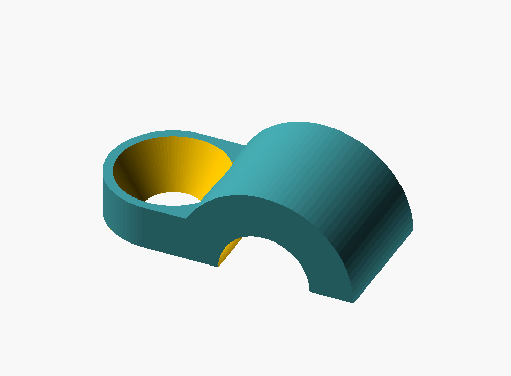 Držák kabelu (Cable Holder) - OpenSCAD parametrizable by DaTTcz ...