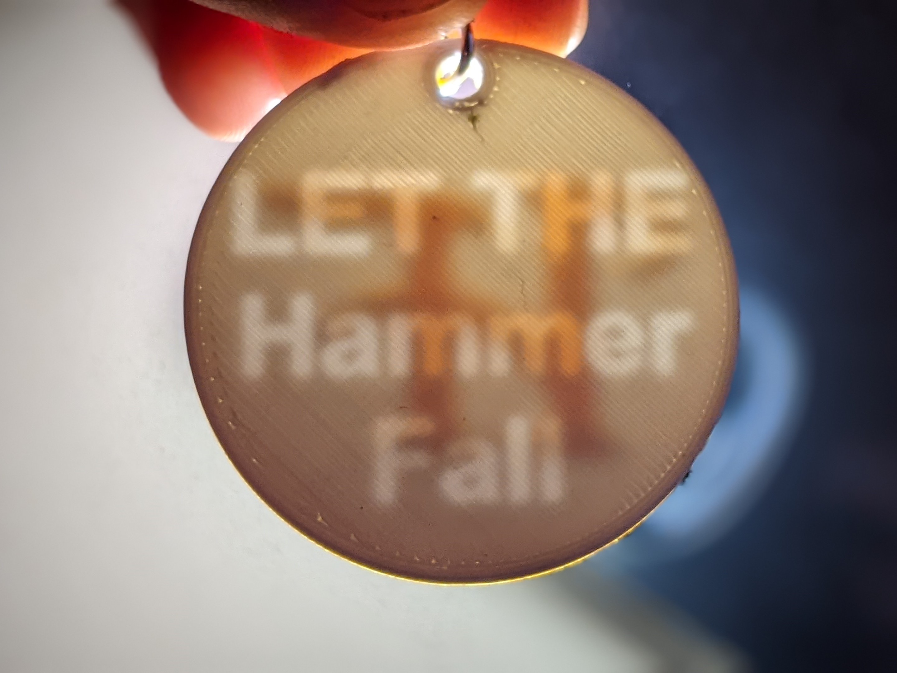 Hammer Fall Keychain by Max Siebenschläfer | Download free STL model ...