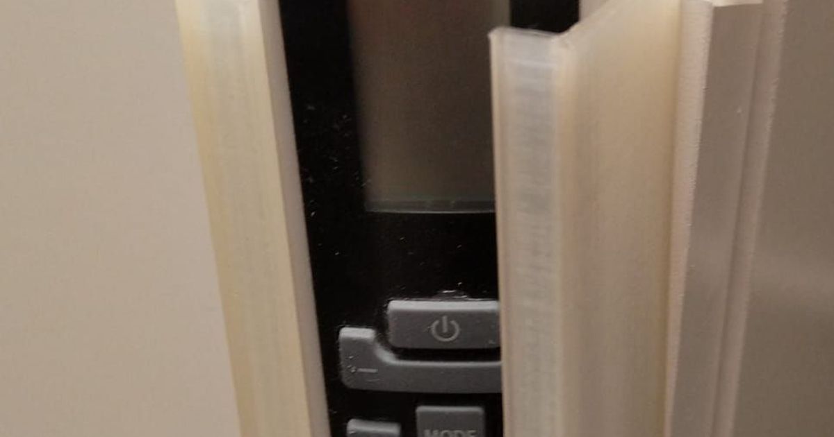 IKEA Malm drawer AC remote holder by b--rian | Download free STL model ...