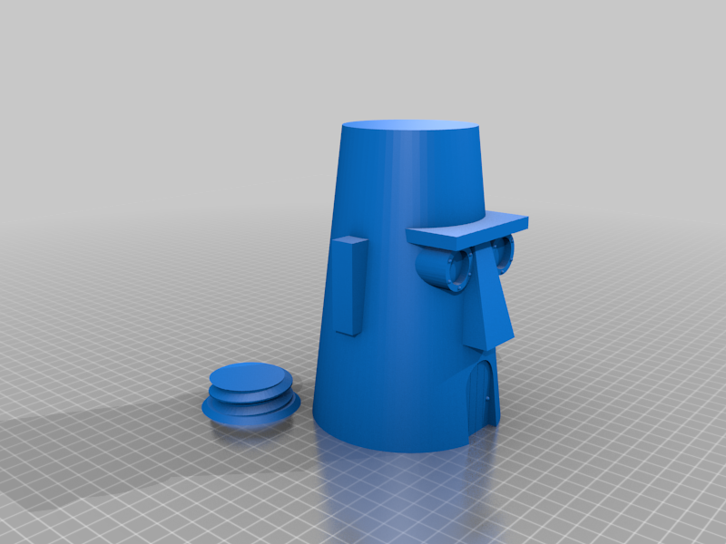 Squidwards piggybank by Coat | Download free STL model | Printables.com