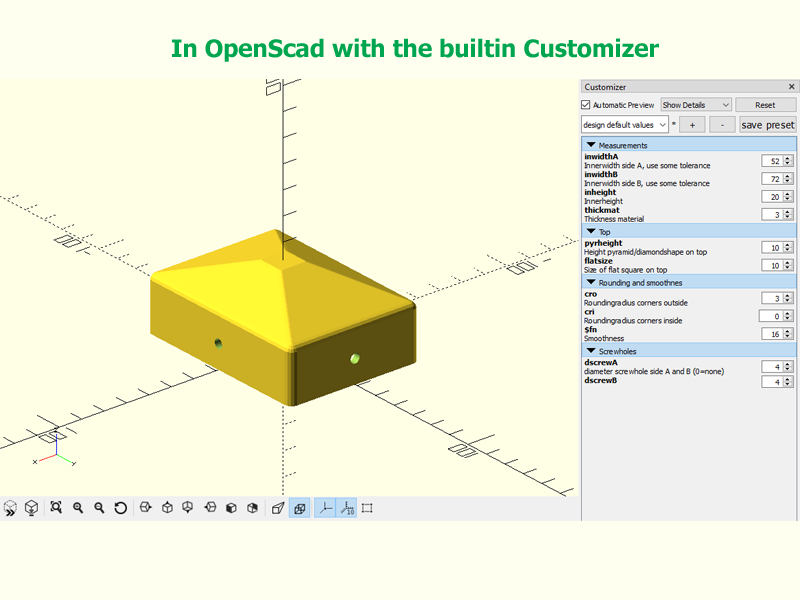 Fence Post Cap, Customizable by Coat | Download free STL model ...
