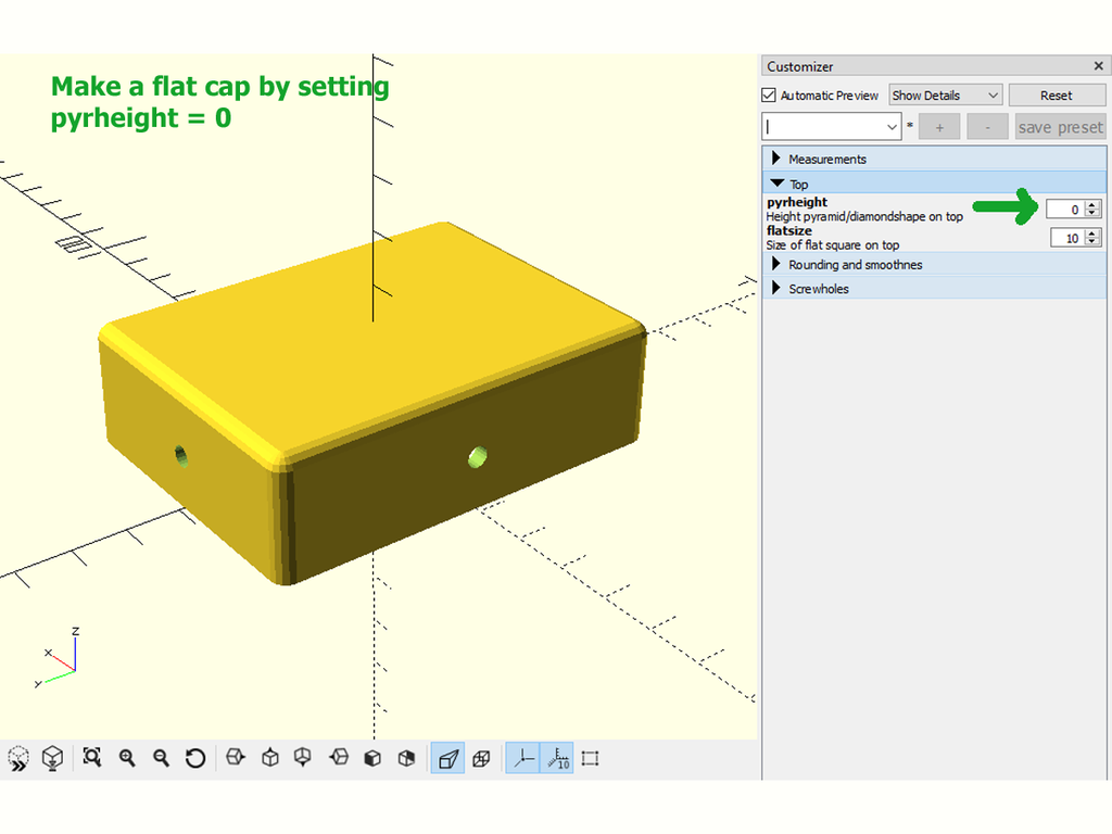 Fence Post Cap, Customizable by Coat | Download free STL model ...