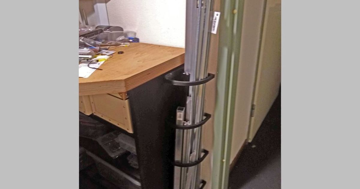 Vertical storage rack for profiles by Coat | Download free STL model ...