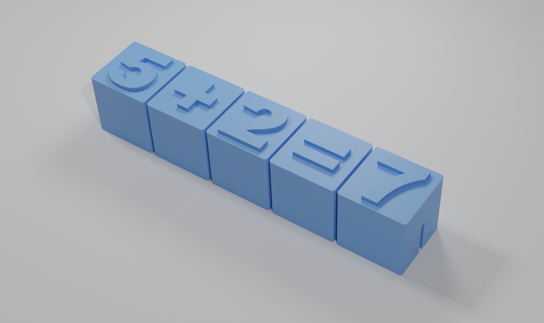 Educational Interlocking Number Blocks Toy by DC | Download free STL ...