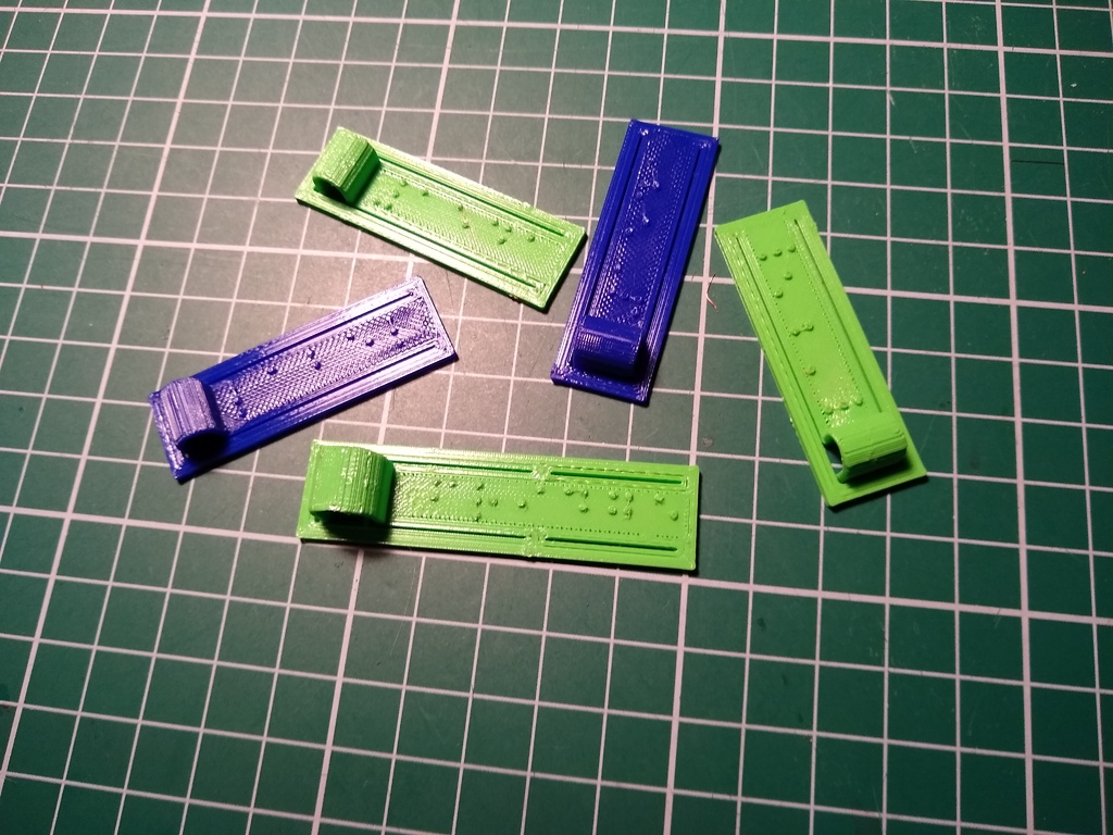 Cable-label in Braille, customizable by Coat | Download free STL model ...