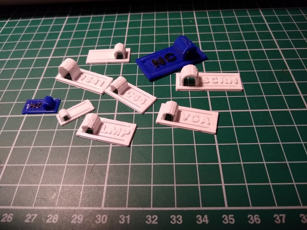 Cable-Label, customizable by Coat | Download free STL model ...